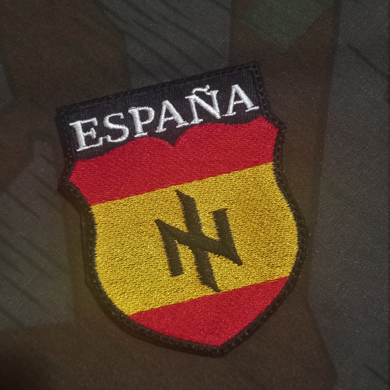 PARCHE DIVISION AZUL Wolfsangel 80X70MM VECLRO