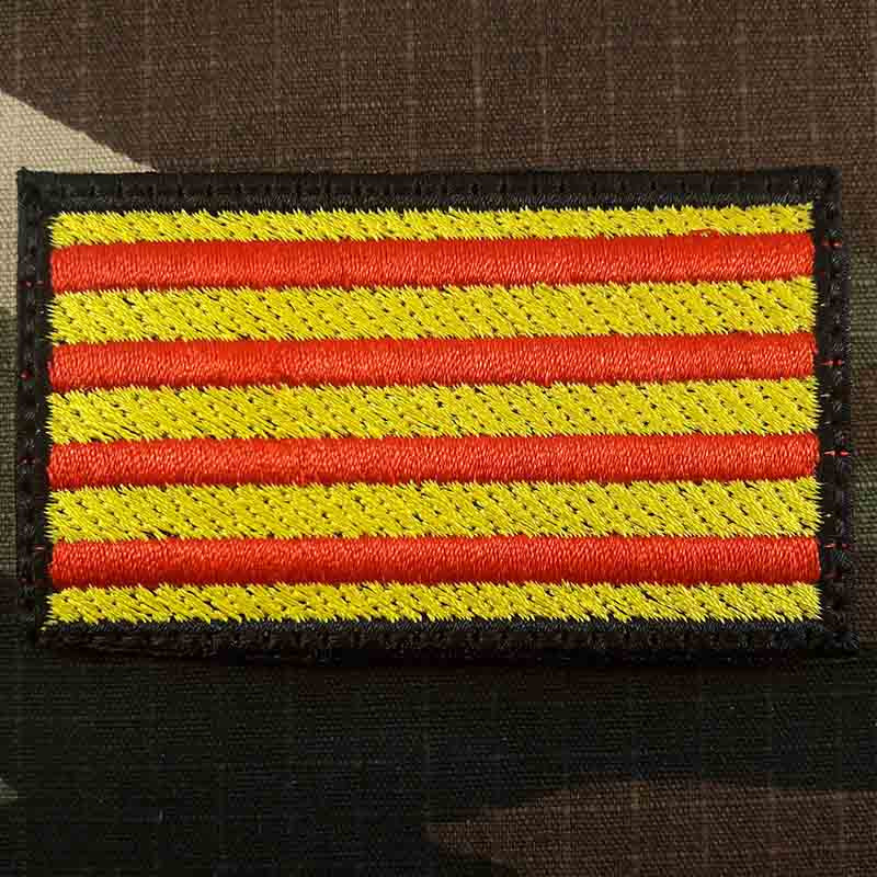 PATCH BANDERA CATALANA CATALUNYA COLOR VELCRO 60X35mm
