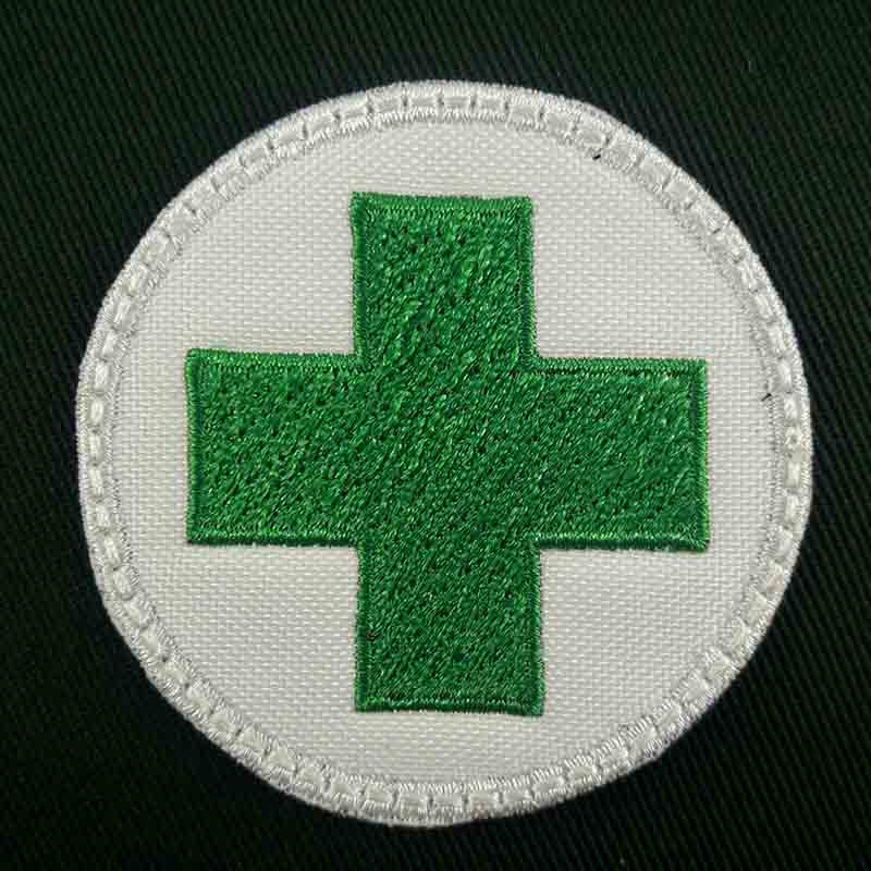 PATCH GROSS GREEN VELCRO 50mm