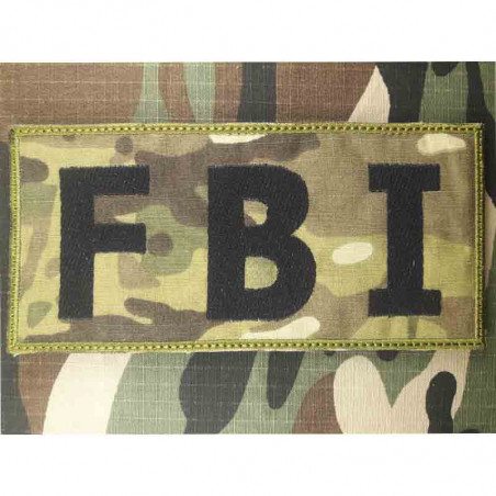 Patch FBI-HRT police USA multicam camo , 150x70mm velcro