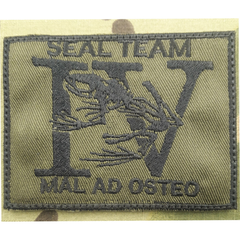 PATCH SEAL TEAM IV OD VELCRO 90x70MM