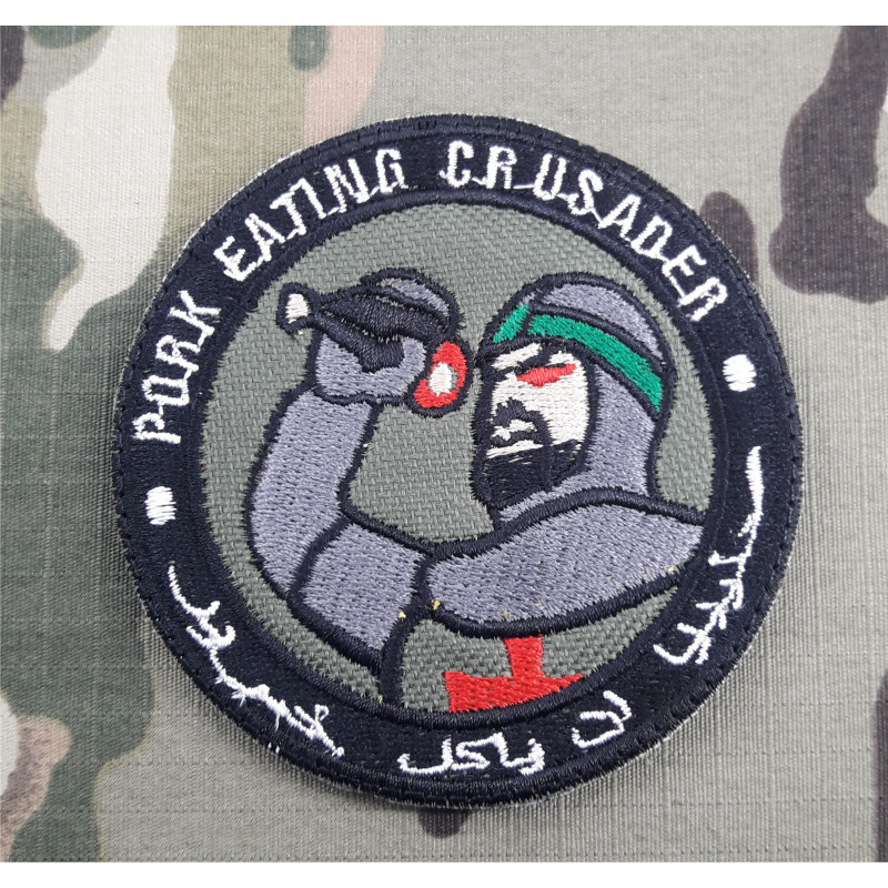 PATCH CRUSADER POCK OD VELCRO 80X80mm